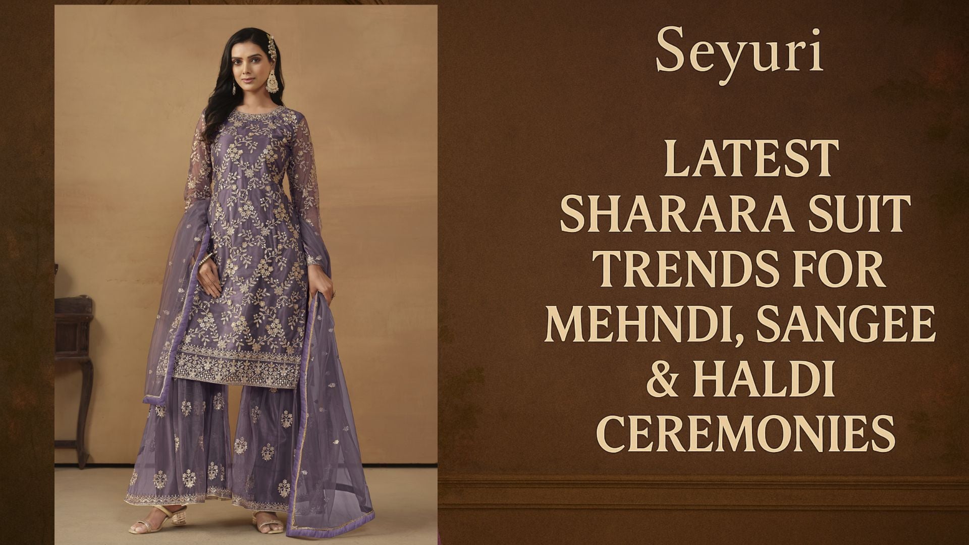 Best Sharara Suit Designs for Mehndi, Sangeet & Haldi – Seyuri