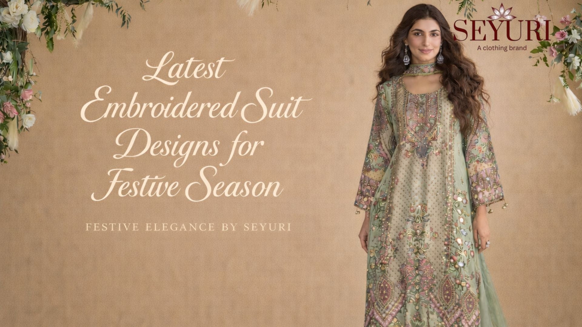 Latest Embroidered Suit Designs for Festive Season – seyuri